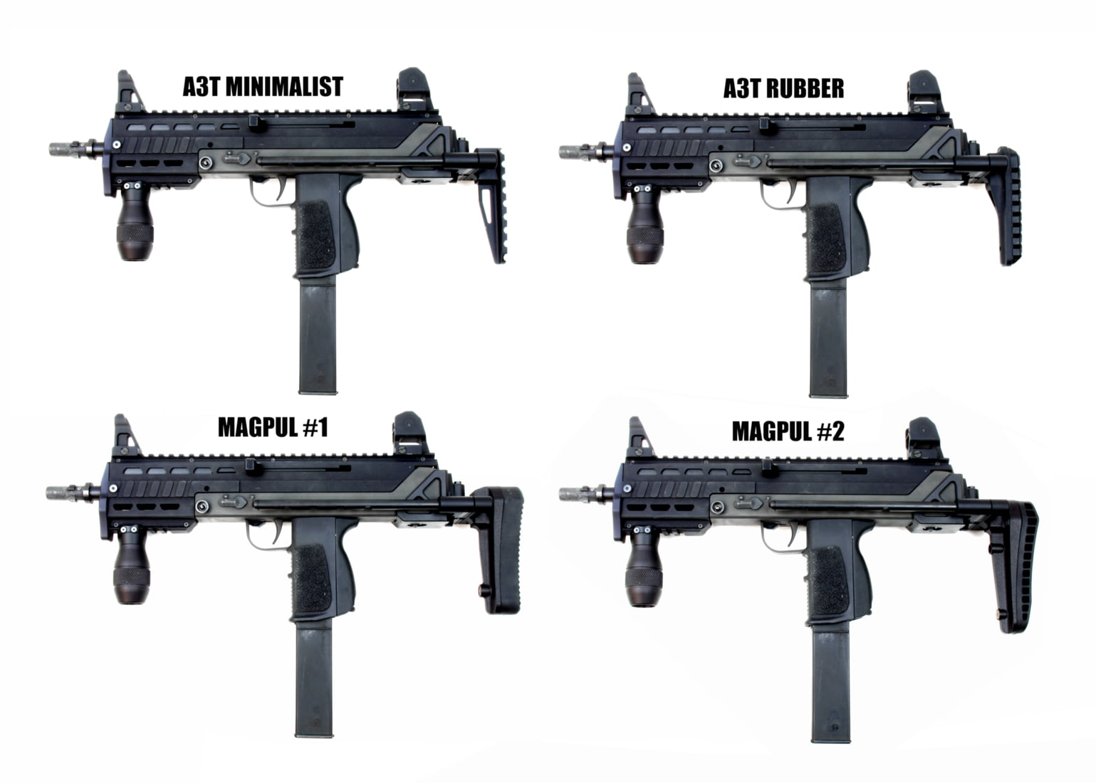A3 Industries 2-Bolt Mount Modular Telescoping Stock