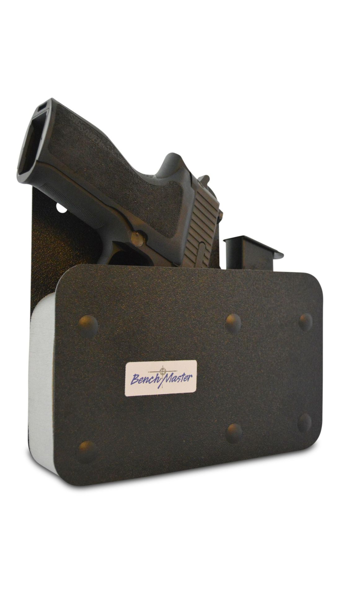 BenchMaster Weapon Rack Single Gun Pistol Rack with Side Accessory ...