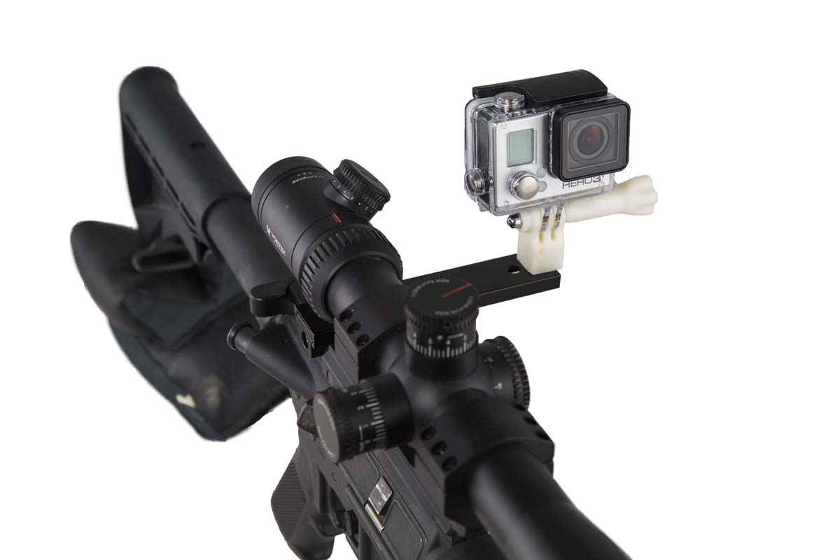 Caldwell Picatinny Rail Mount for Go-Pro Action Cameras 123905