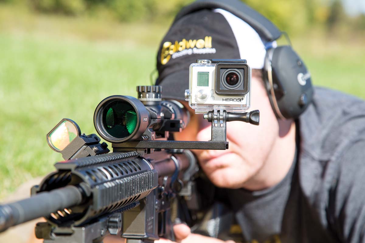 Caldwell Picatinny Rail Mount for Go-Pro Action Cameras 123905