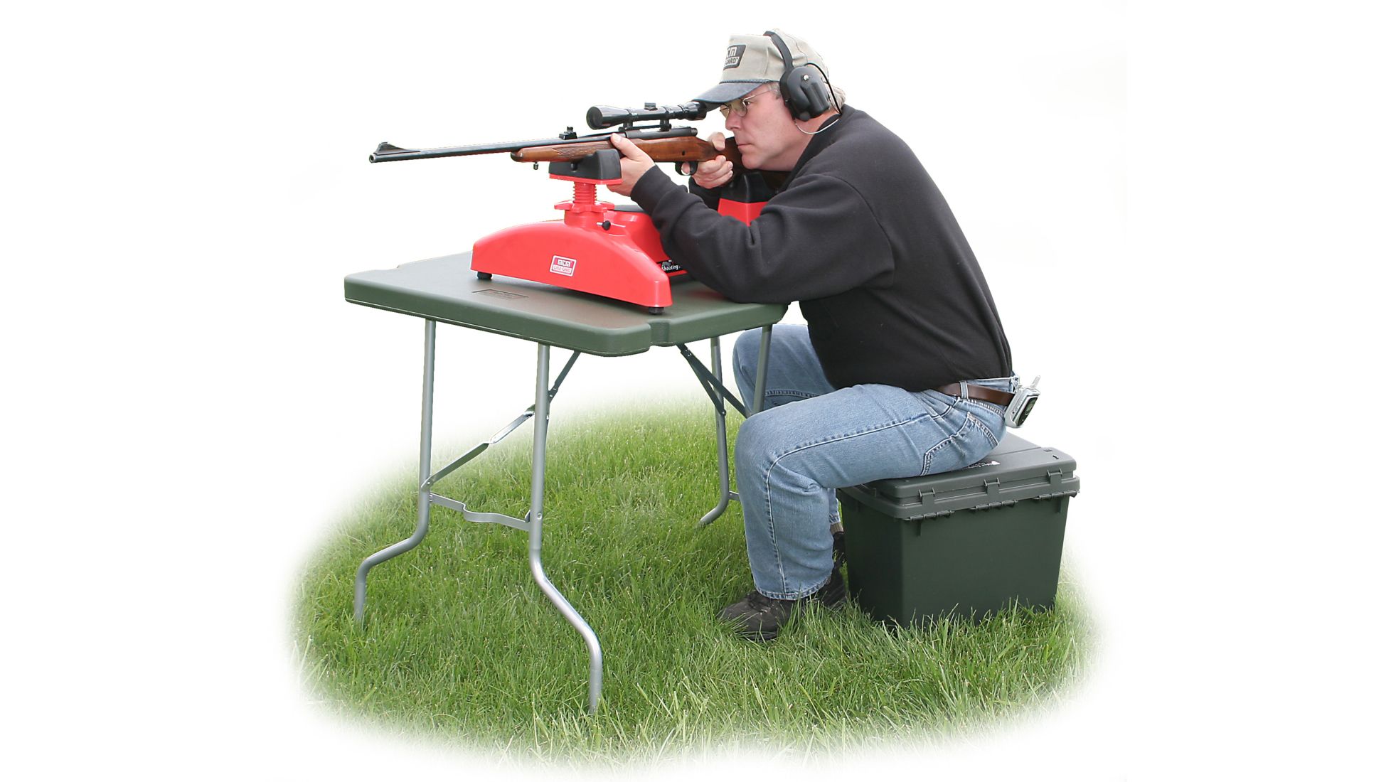 MTM Forest Green Shooting Table PST-11 + Best Rated
