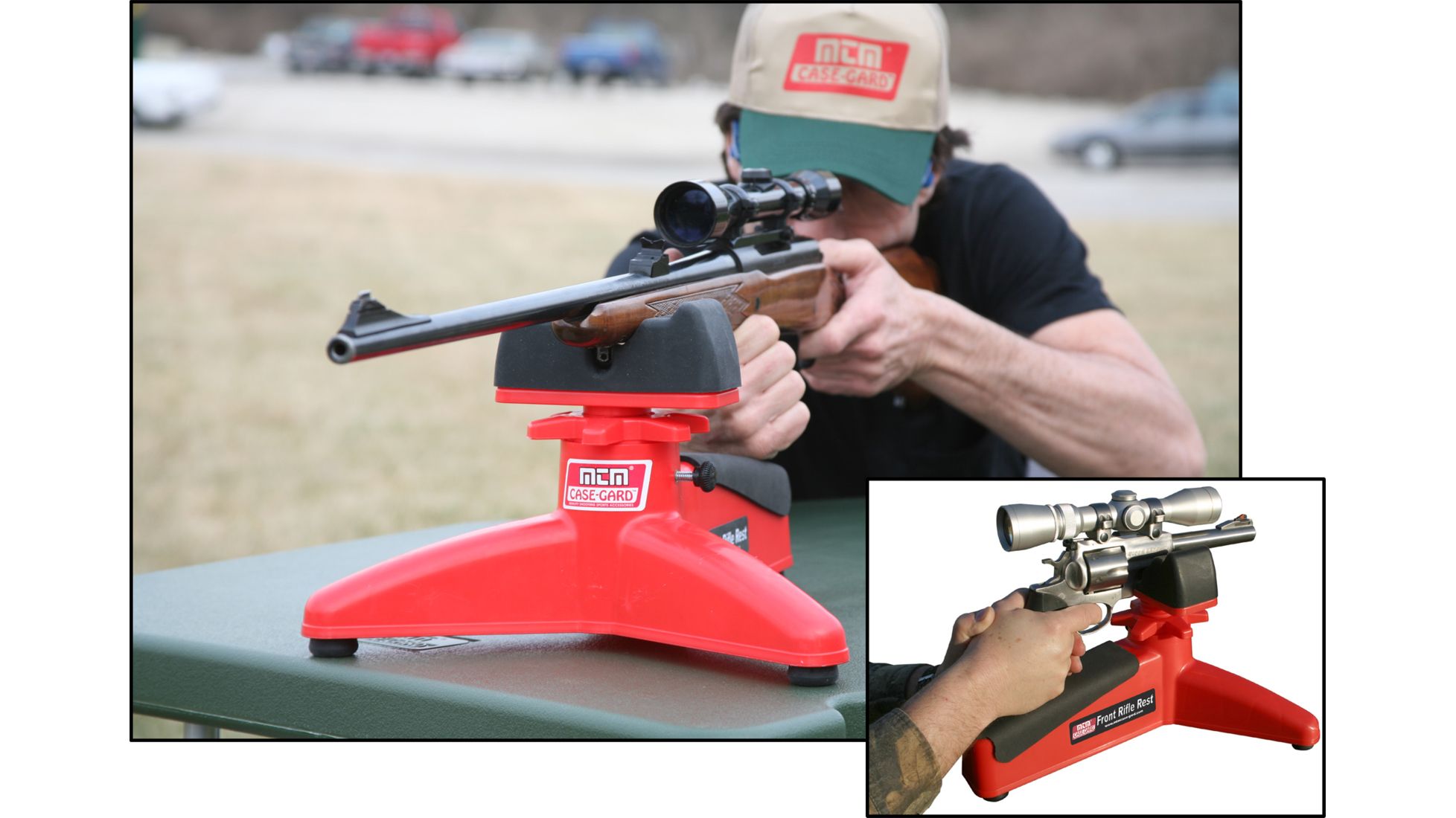 MTM Front Rifle Rest w/Rubber Shooting Pad FRR-30 + Best Rated