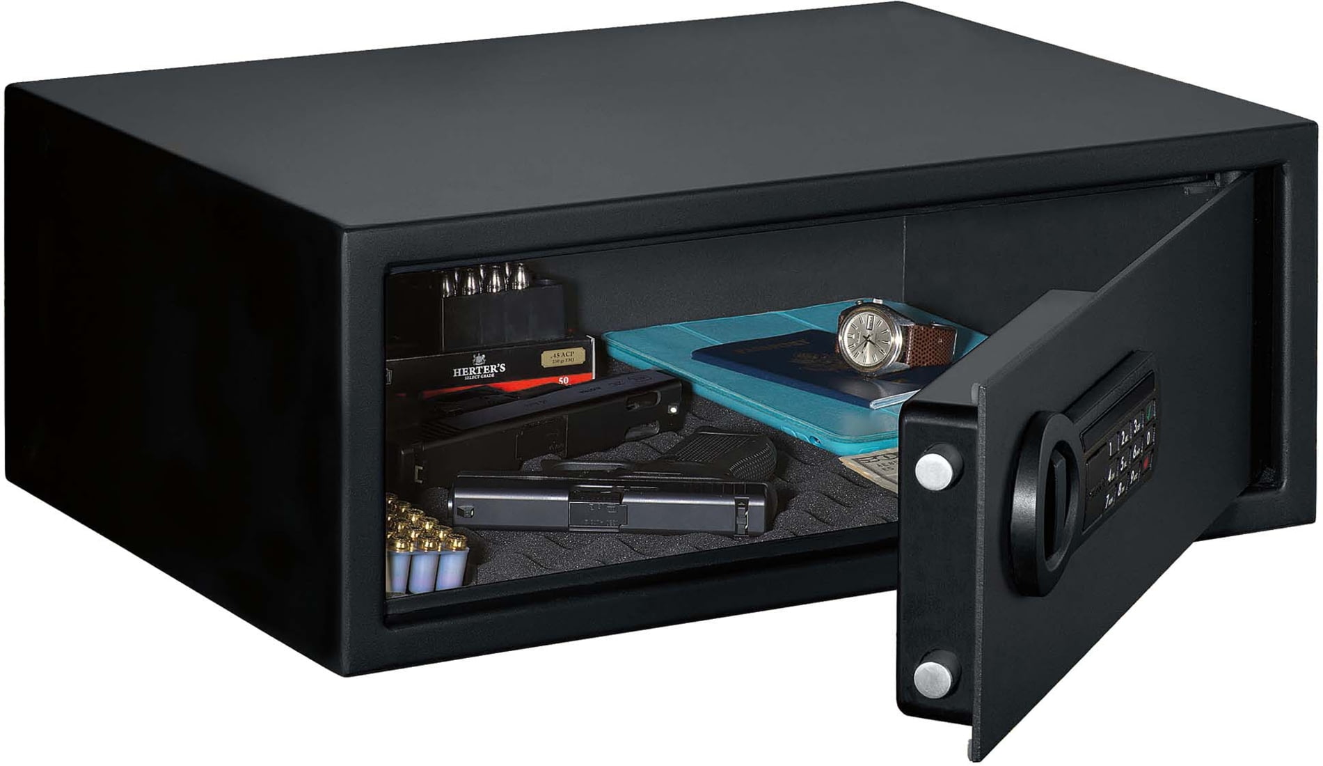 Stack-On Drawer Safe with Electronic Lock, 12 x 8.75 x 4.5in PS-1808-E ...